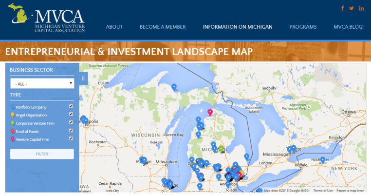 MVCA's Landscape Map is here! - Michigan Venture Capital Association